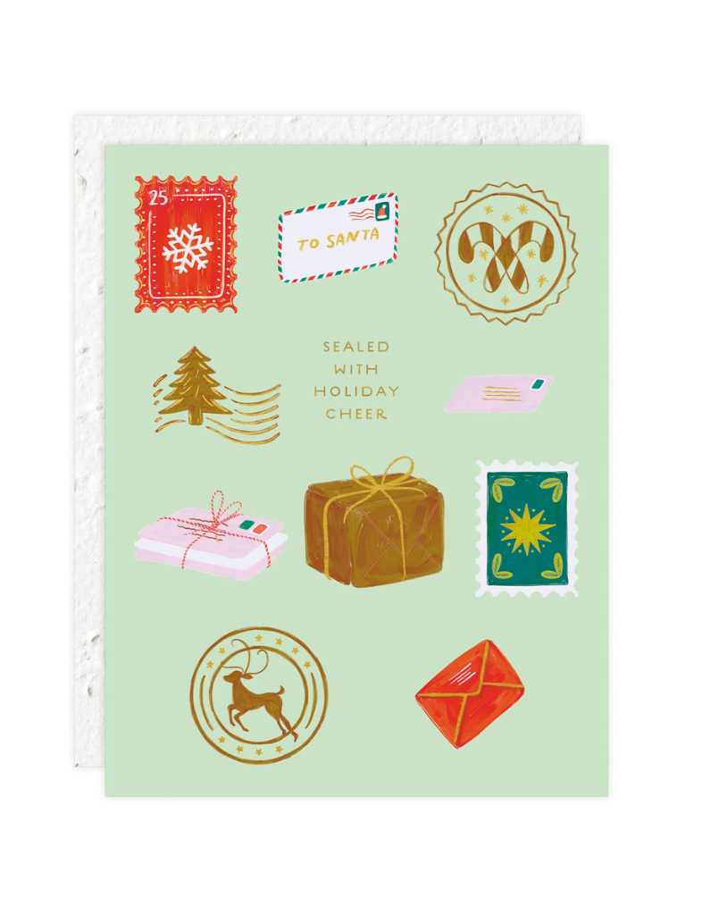 Holiday Cheer Card | Plantable Envelope – Elburne