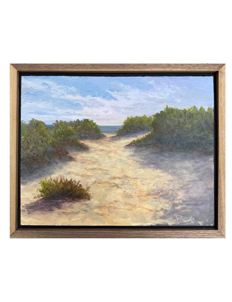 Path To Hardings Beach Oil Painting – Elburne
